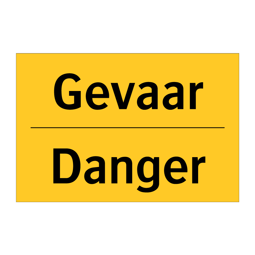 Koop Gevaar - Danger bord | SignOnline | NL-W3264