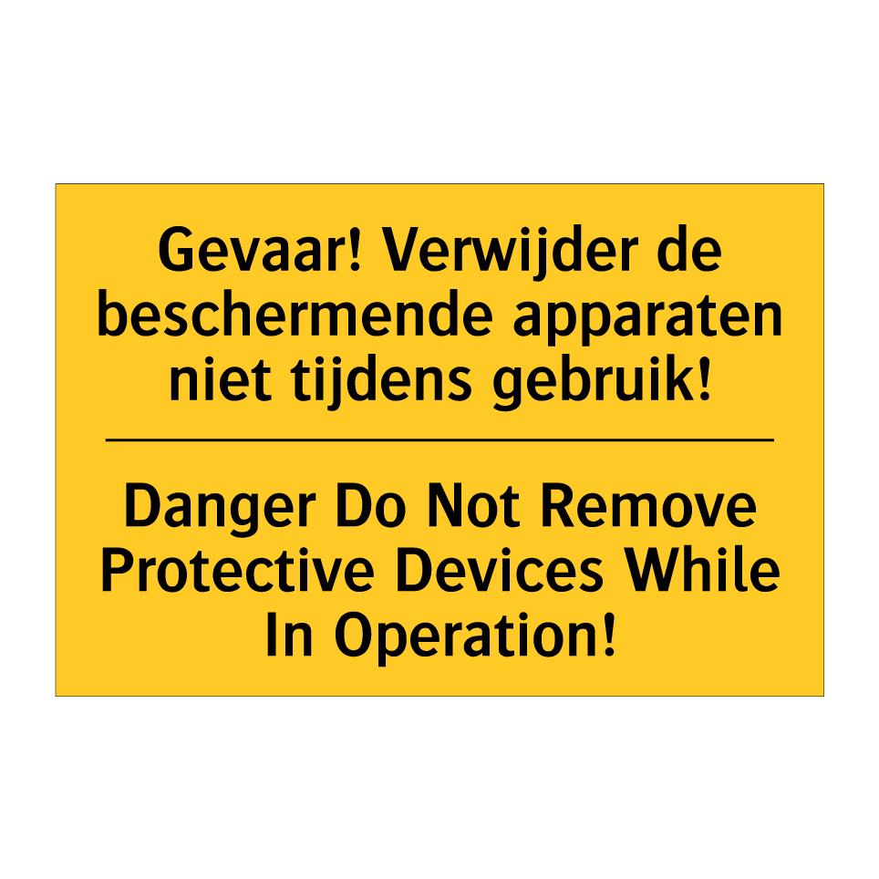 Koop Gevaar! Verwijder de beschermende /.../ - Danger Do Not Remove ...