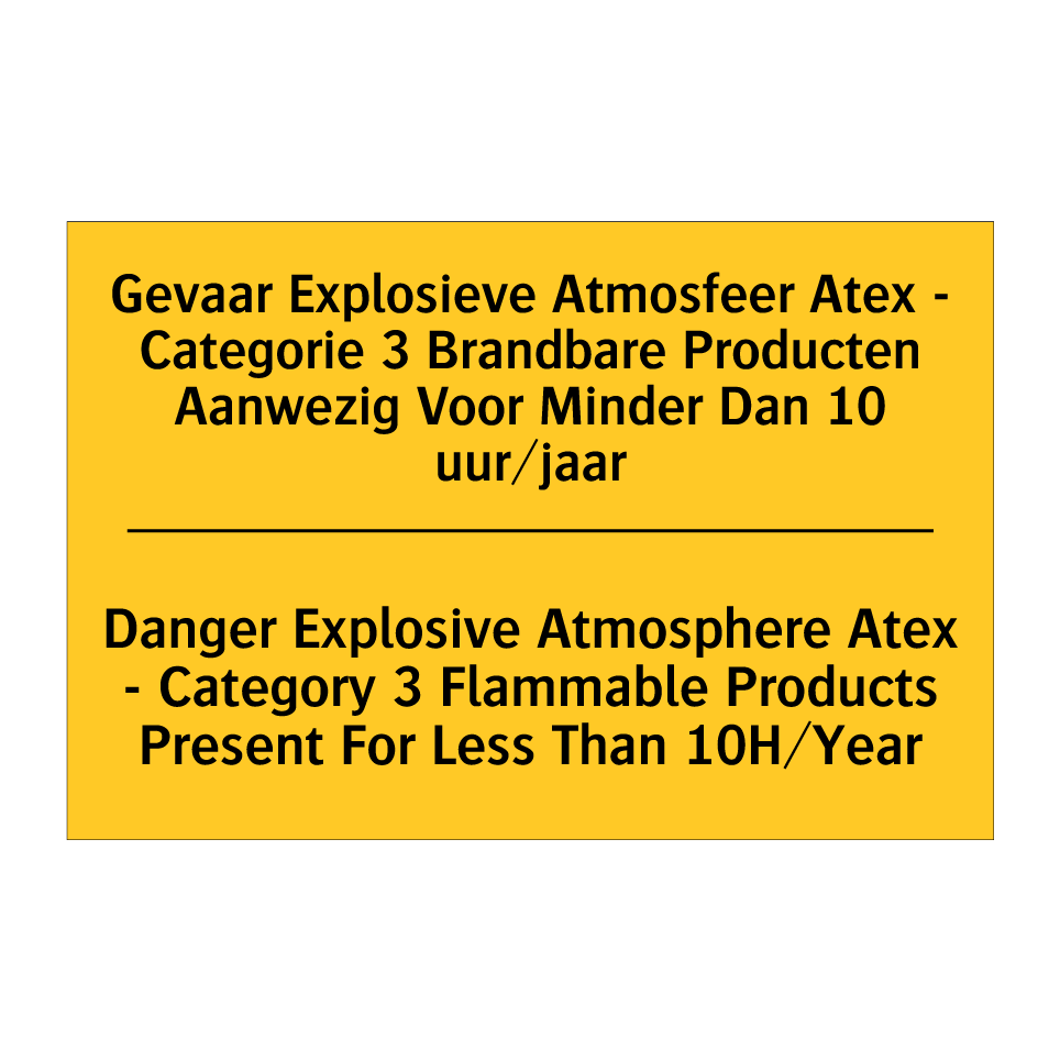 Koop Gevaar Explosieve Atmosfeer Atex /.../ - Danger Explosive ...