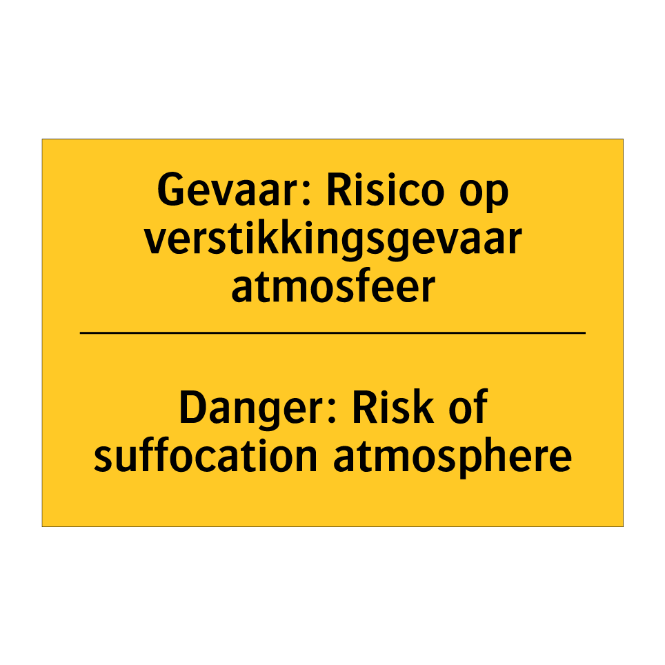 Koop Gevaar: Risico op verstikkingsgevaar atmosfeer - Danger: Risk of ...