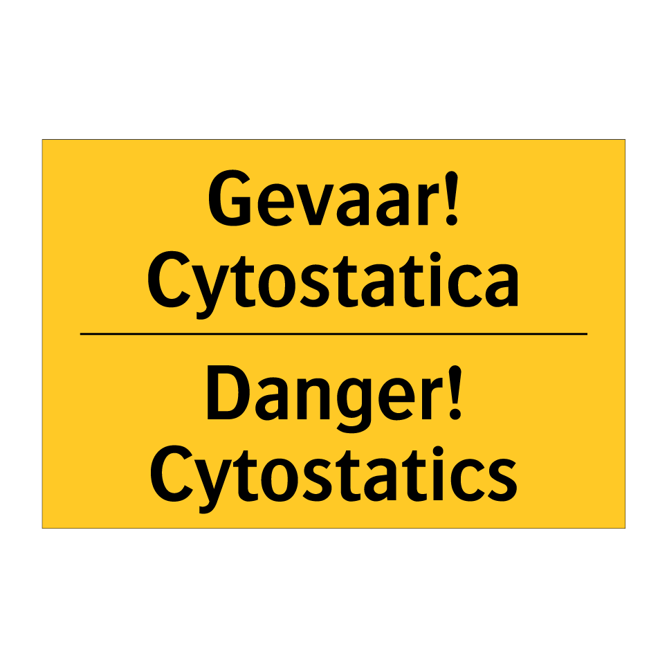 Koop Gevaar! Cytostatica - Danger! Cytostatics bord | SignOnline | NL-W3407