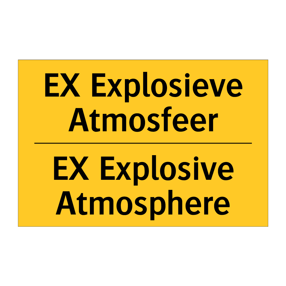 Koop EX Explosieve Atmosfeer - EX Explosive Atmosphere bord ...