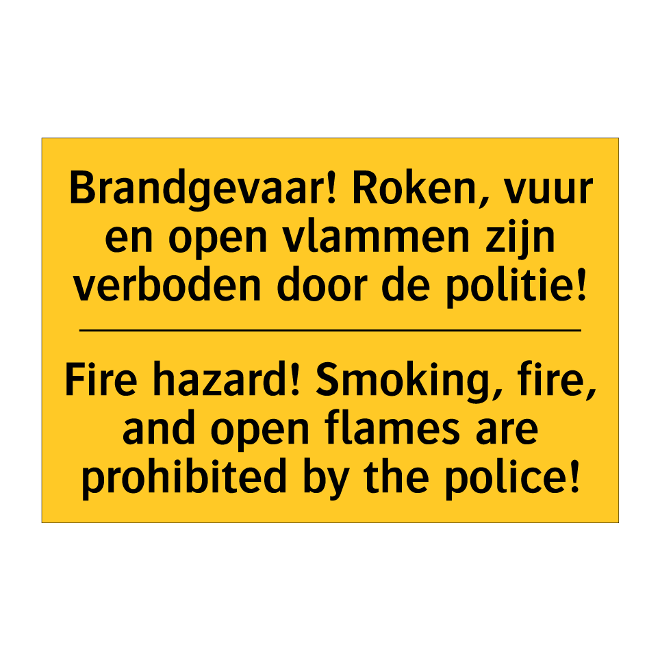 Koop Brandgevaar! Roken, vuur en open /.../ - Fire hazard! Smoking ...