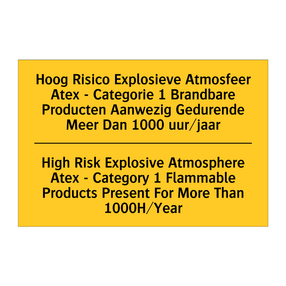 Koop Hoog Risico Explosieve Atmosfeer /.../ - High Risk Explosive ...