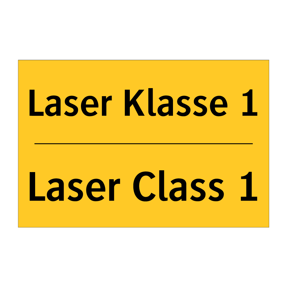 Koop Laser Klasse 1 - Laser Class 1 bord | SignOnline | NL-W3719
