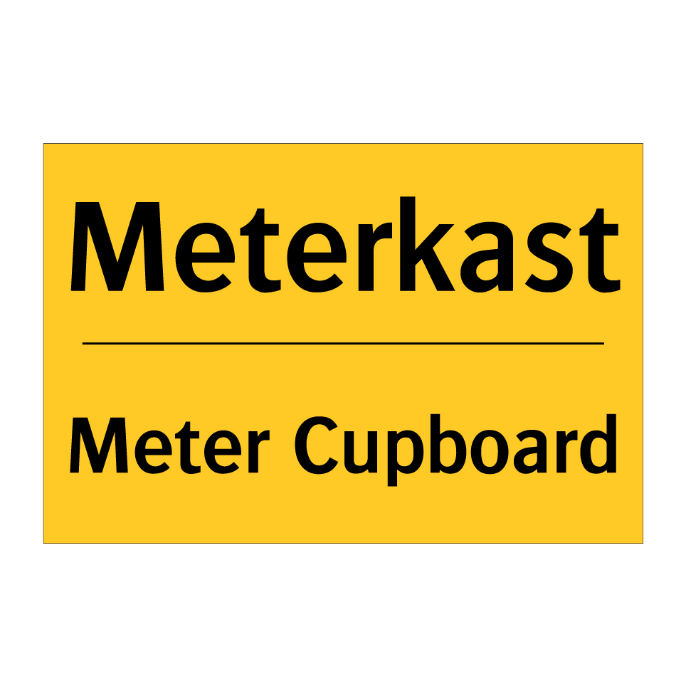 Koop Meterkast - Meter Cupboard bord | SignOnline | NL-W3784