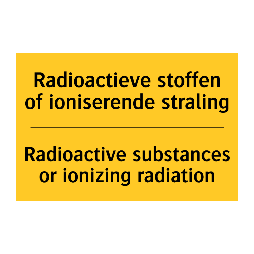 Koop Radioactieve stoffen of ioniserende straling - Radioactive ...