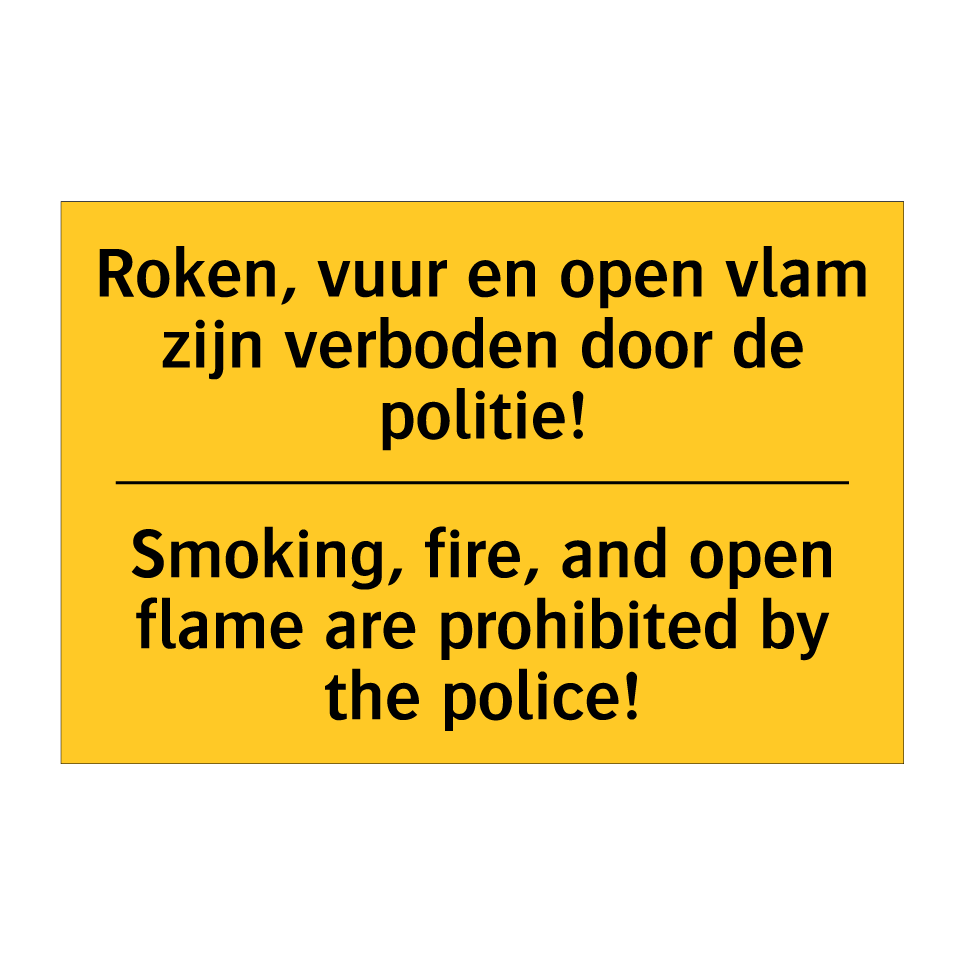 Koop Roken, vuur en open vlam zijn /.../ - Smoking, fire, and open ...
