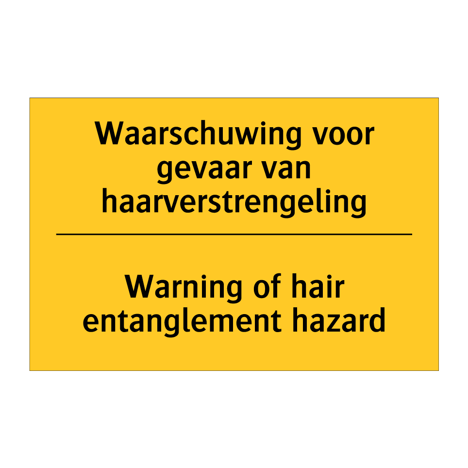Koop Waarschuwing voor gevaar van haarverstrengeling - Warning of hair ...
