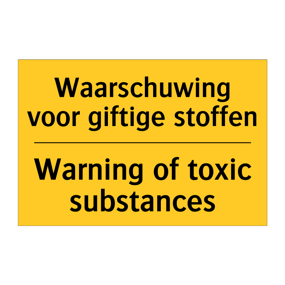 Koop Waarschuwing voor giftige stoffen - Warning of toxic substances ...