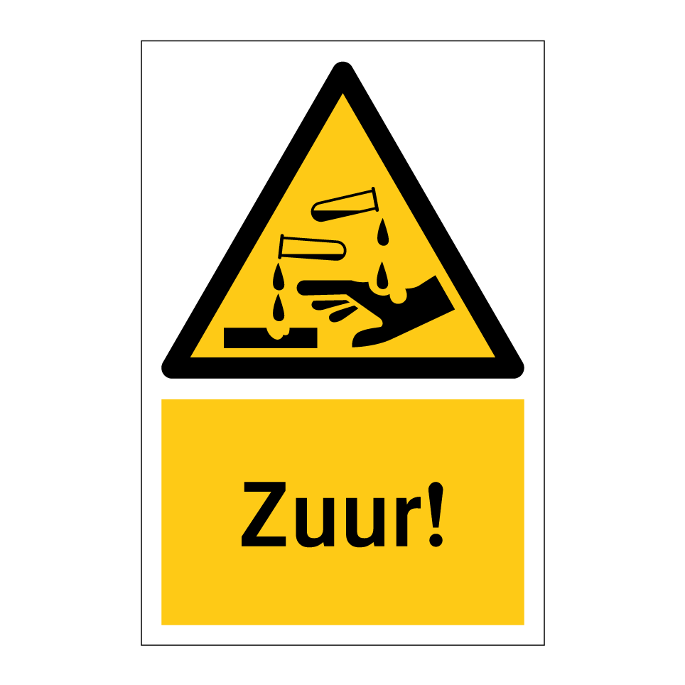 Koop Zuur! bord | SignOnline | NL-W4695