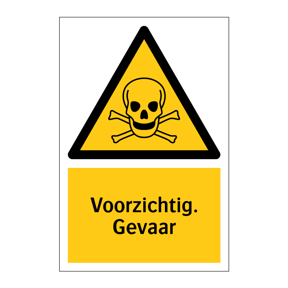 Koop Voorzichtig. Gevaar bord | SignOnline | NL-W5489