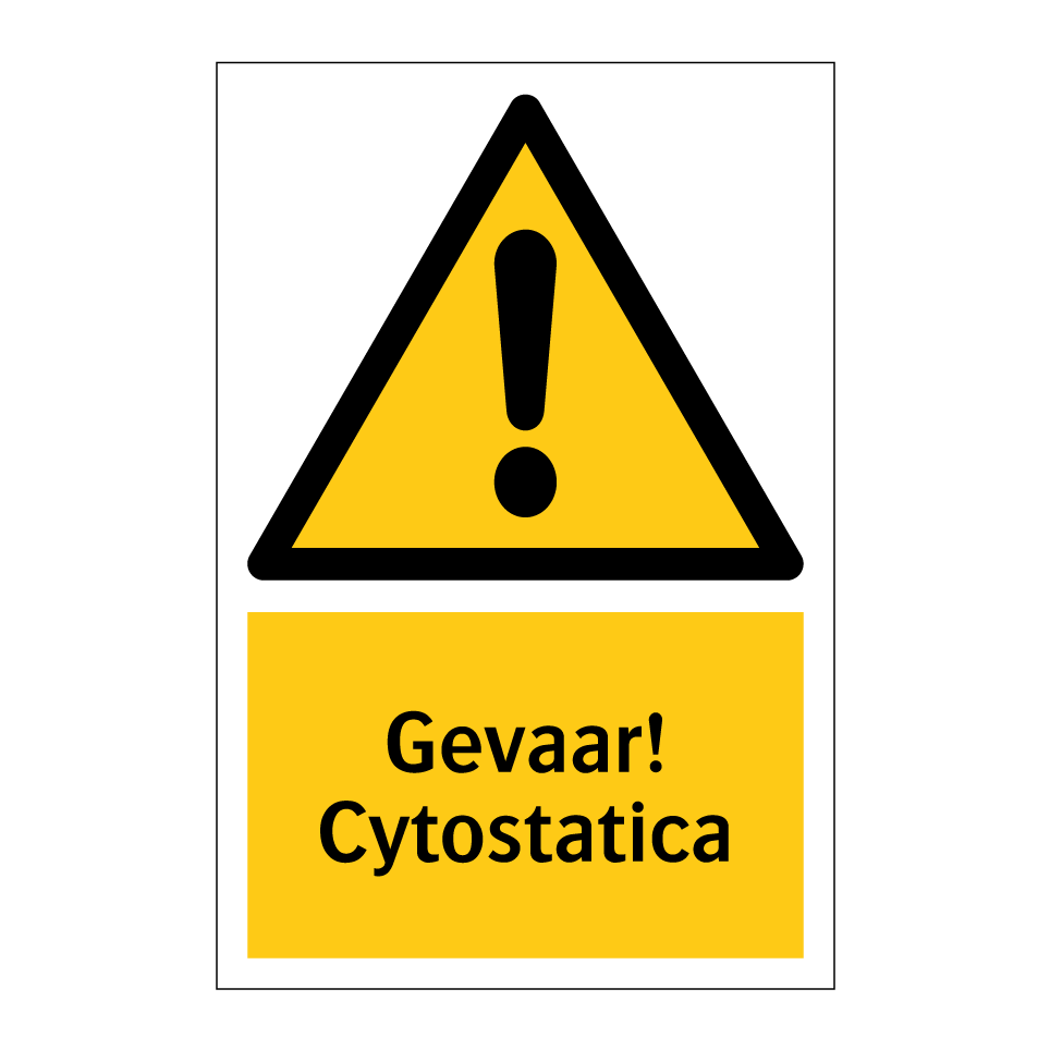 Koop Gevaar! Cytostatica bord | SignOnline | NL-W5690