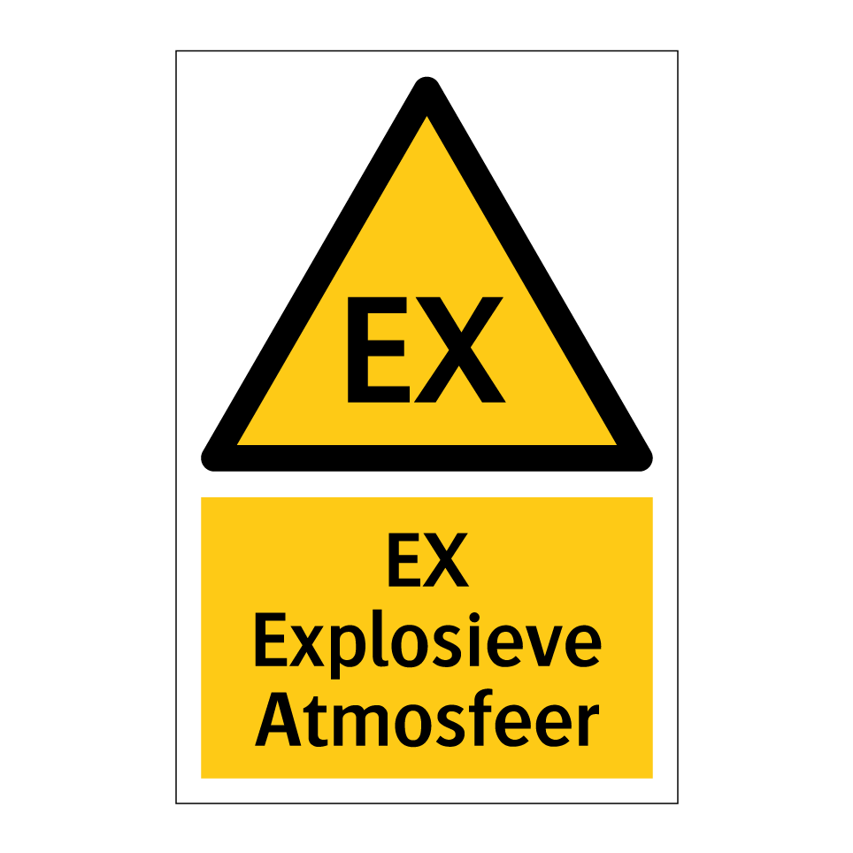 Koop EX Explosieve Atmosfeer bord | SignOnline | NL-W5810