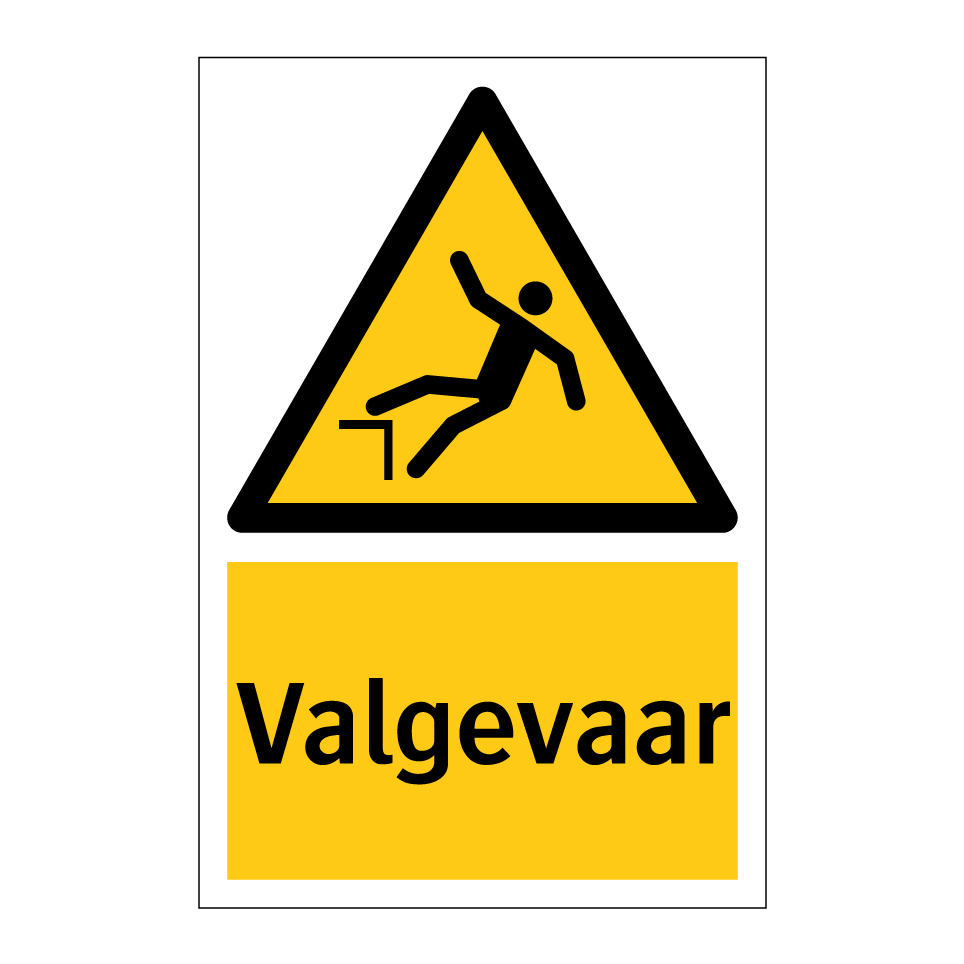 Koop Valgevaar bord | SignOnline | NL-W5833