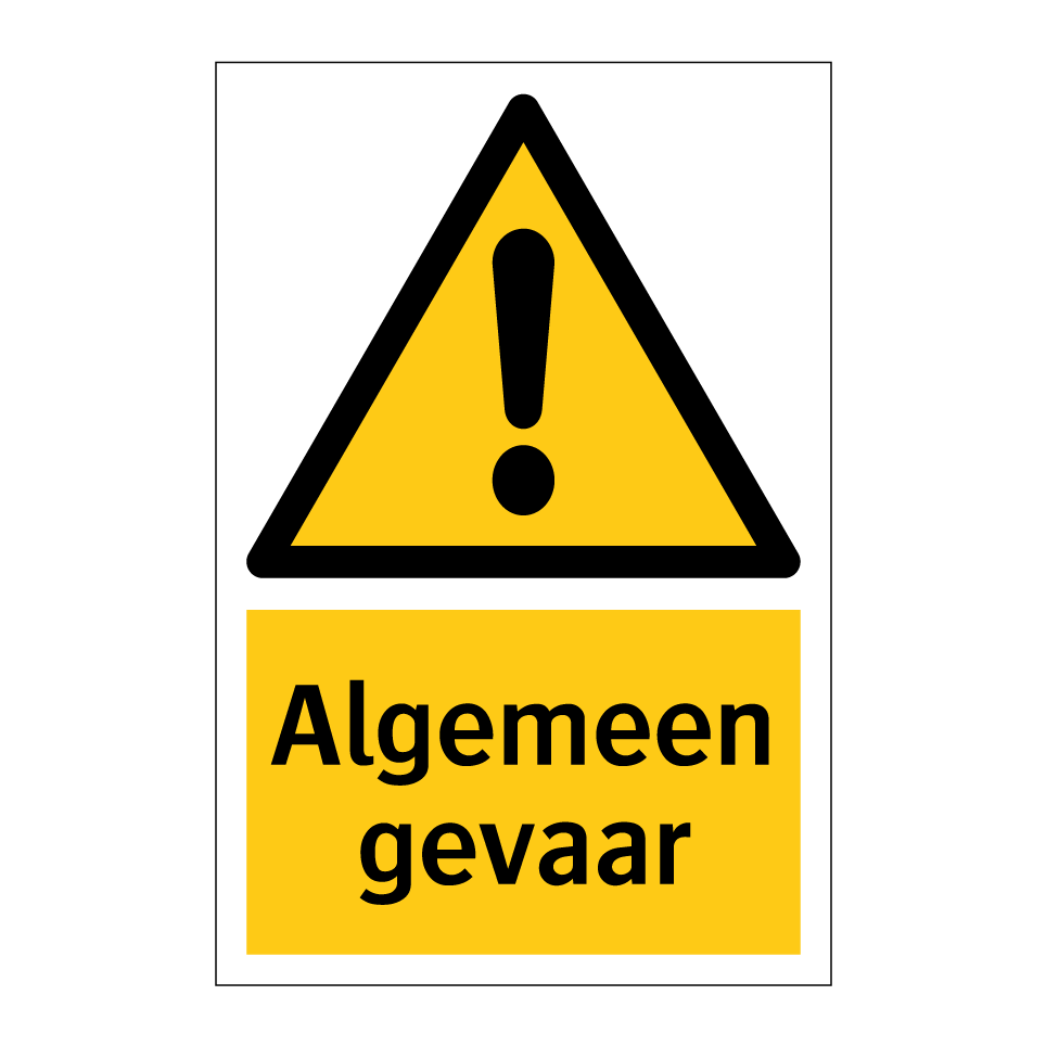 Koop Algemeen gevaar bord | SignOnline | NL-W5885