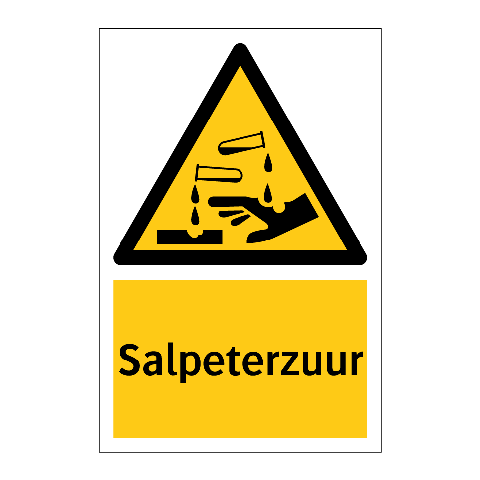 Koop Salpeterzuur bord | SignOnline | NL-W6066
