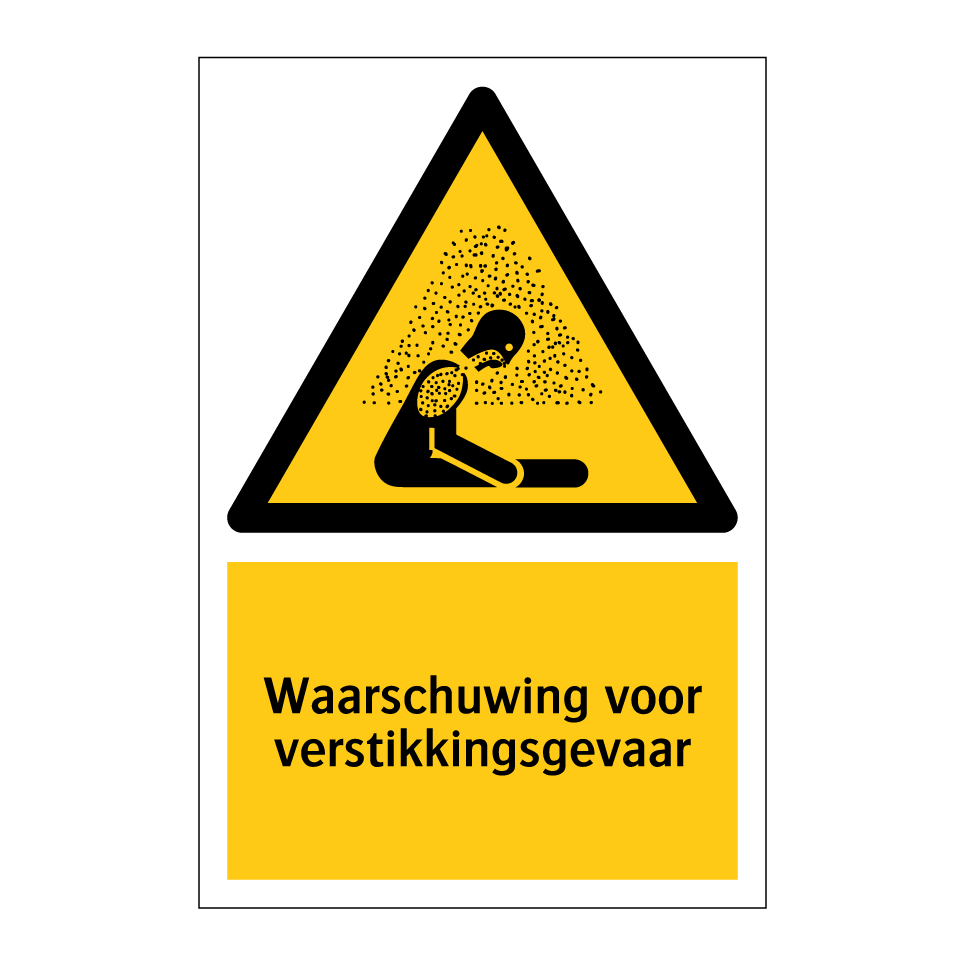Koop Waarschuwing voor verstikkingsgevaar bord | SignOnline | NL-W6677