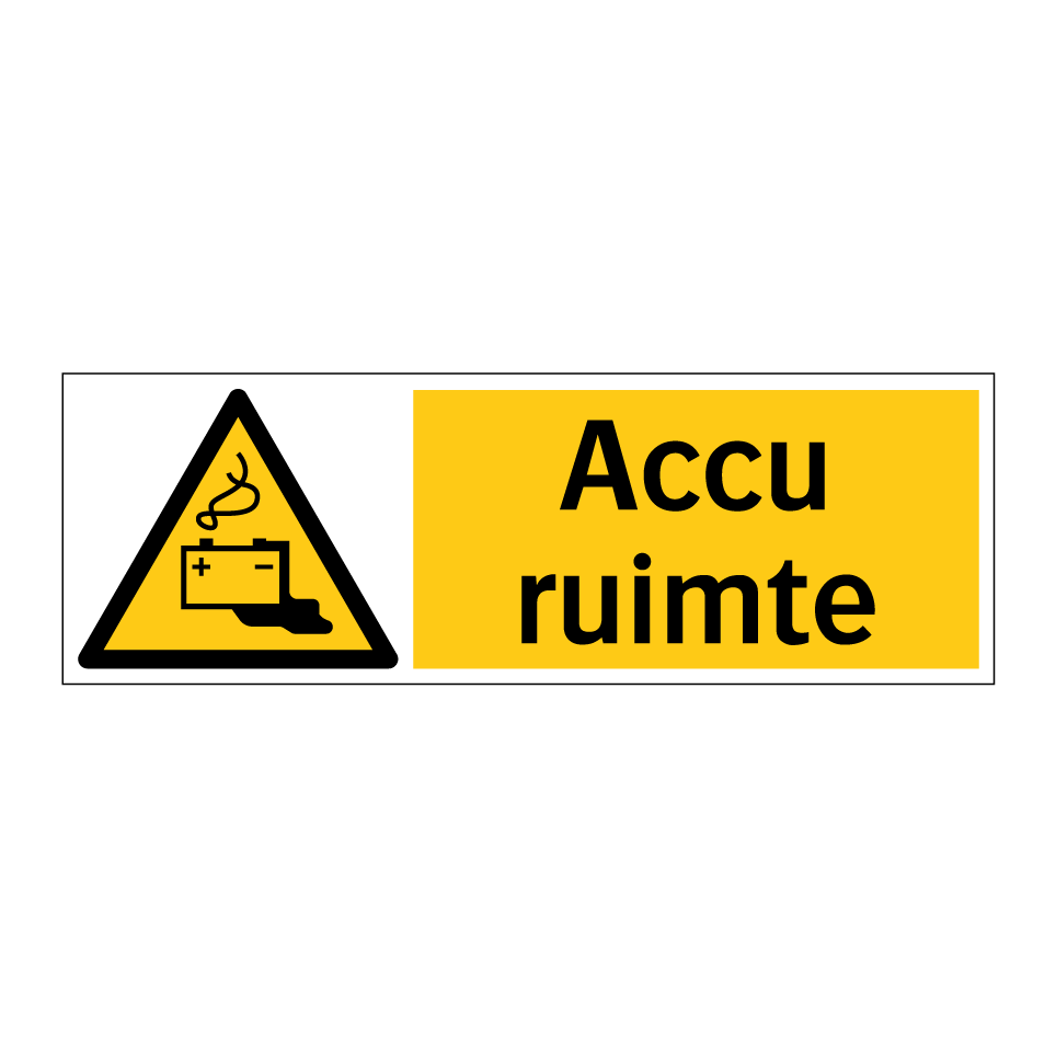 Koop Accu ruimte bord | SignOnline | NL-W7046