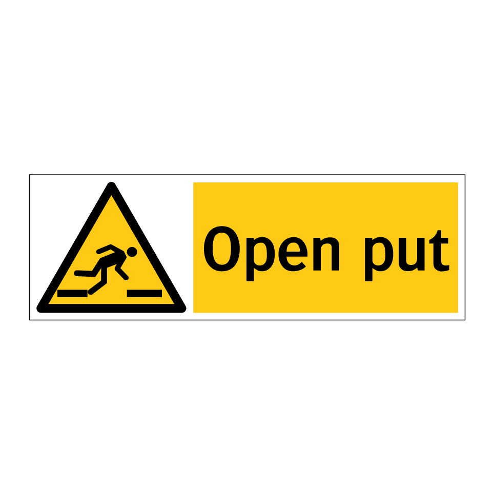 Koop Open put bord | SignOnline | NL-W8348