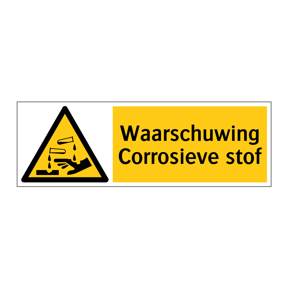Koop Waarschuwing Corrosieve stof bord | SignOnline | NL-W8648