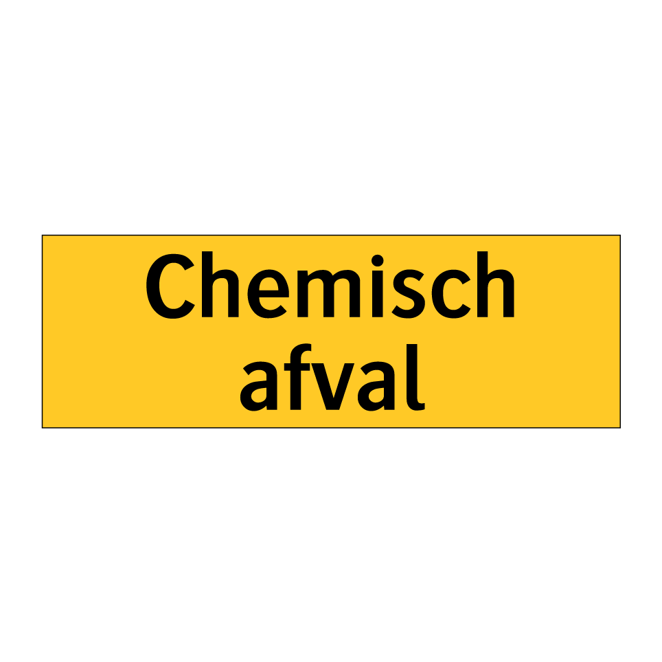 Koop Chemisch afval bord | SignOnline | NL-W888