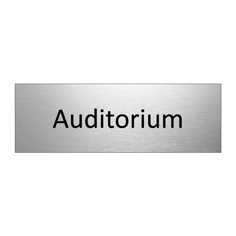 Koop Auditorium bordje | SignOnline | NL-I22