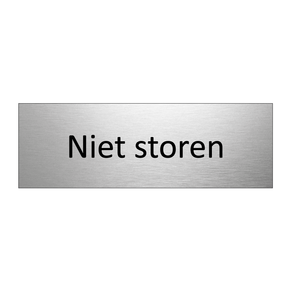 Koop Niet storen bordje | SignOnline | NL-I237