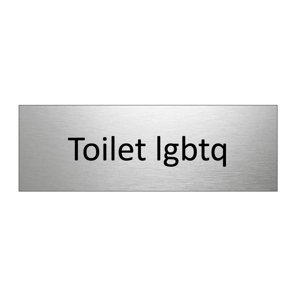 Koop Toilet lgbtq bordje | SignOnline | NL-I316