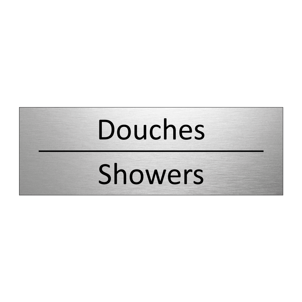 Koop Douches - Showers bordje | SignOnline | NL-I436