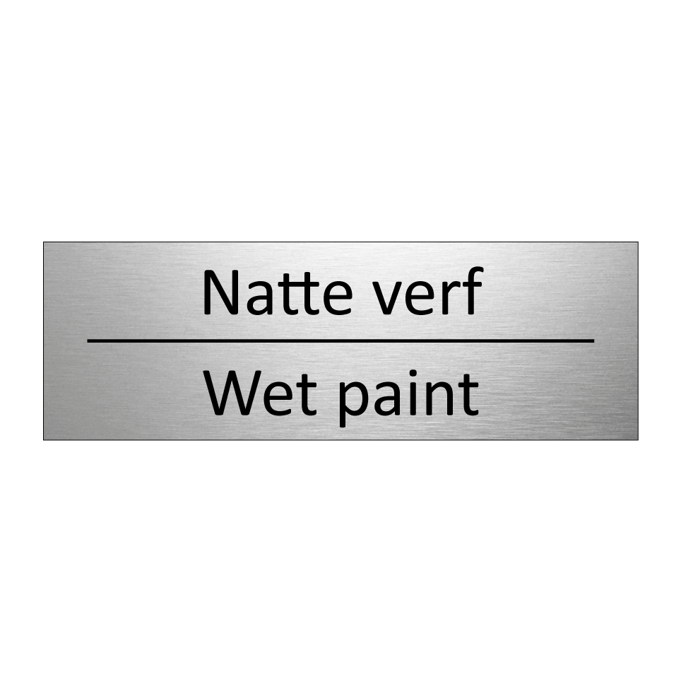 Koop Natte verf - Wet paint bordje | SignOnline | NL-I585