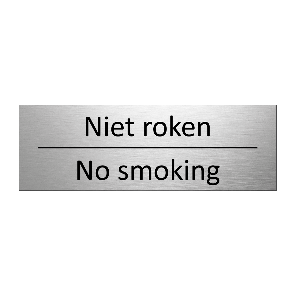 Koop Niet roken - No smoking bordje | SignOnline | NL-I588