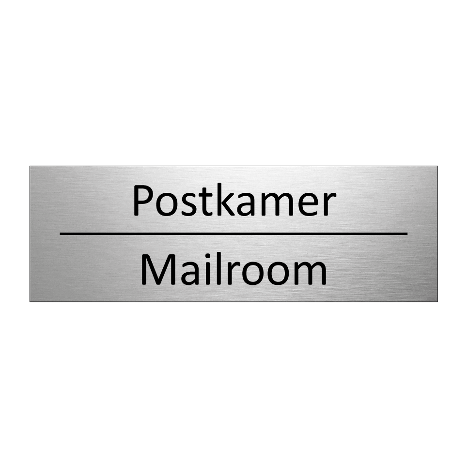 Koop Postkamer - Mailroom bordje | SignOnline | NL-I612