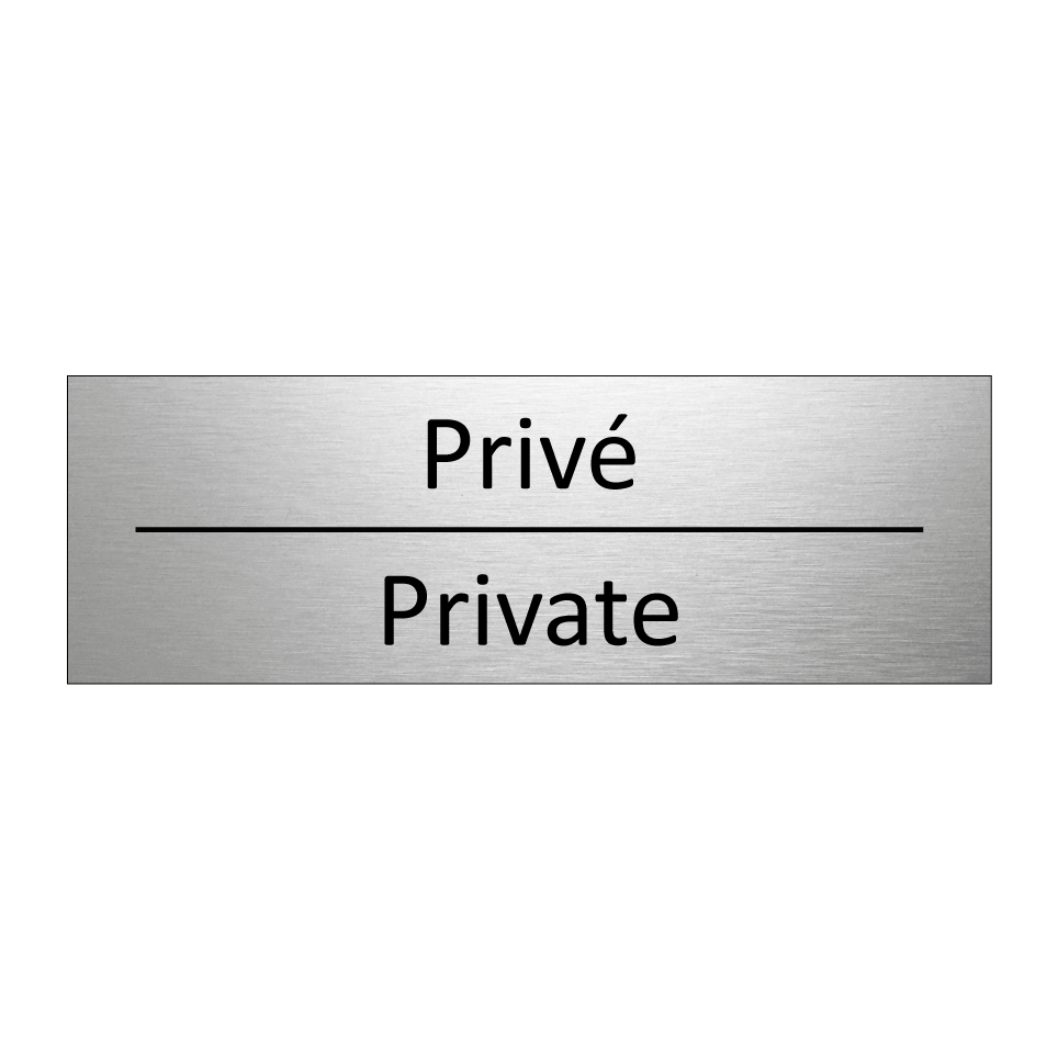 Koop Privé - Private bordje | SignOnline | NL-I614