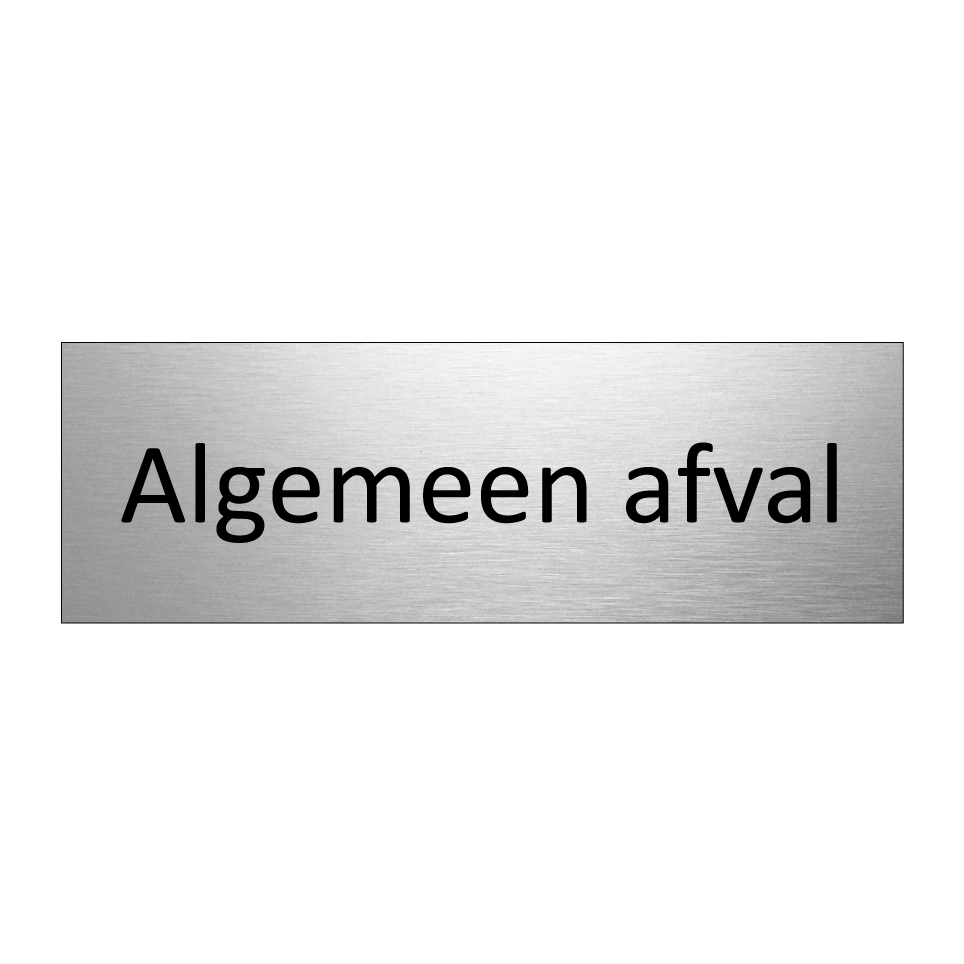 Koop Algemeen afval bordje | SignOnline | NL-I7