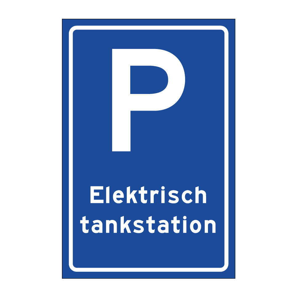 Koop Elektrisch tankstation bord | SignOnline | NL-PA161